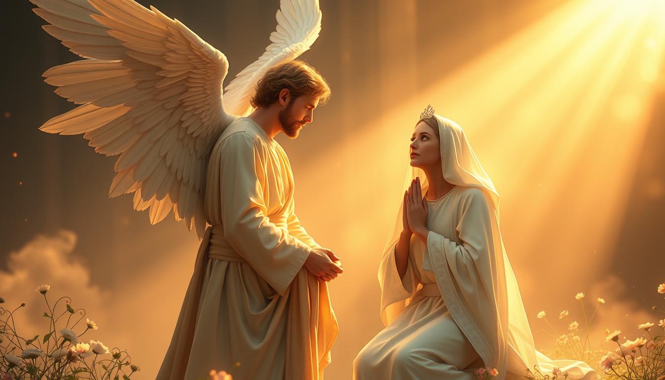 The Story of the Angels Appearing to Mary: A Divine Message.